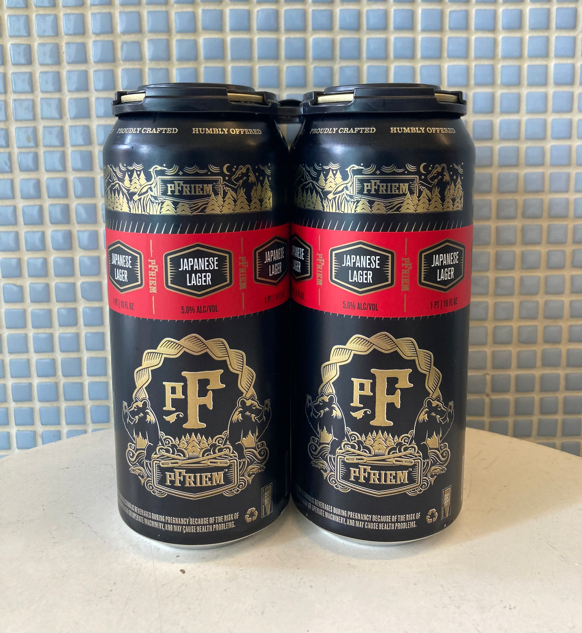 pFriem ‘japanese lager’ - 4pk 16oz cans | SIP SNACK