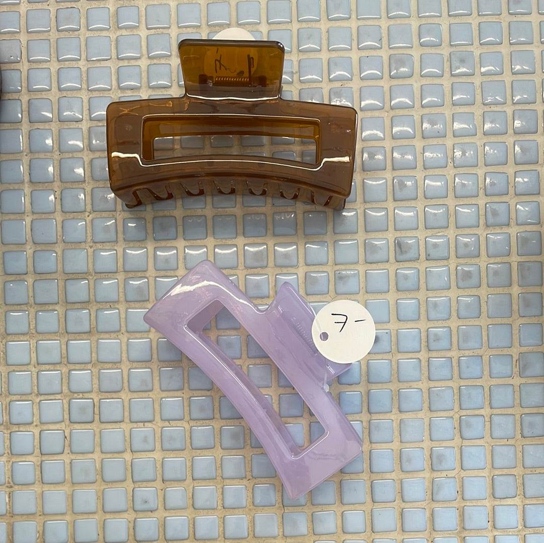 adorro large pastel hair clips | SIP SNACK