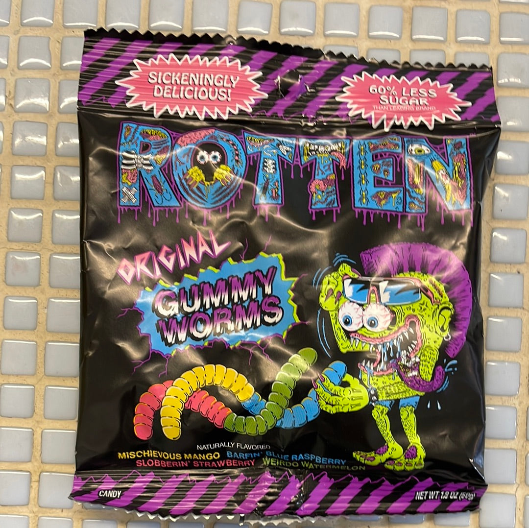 rotten original gummy worms | SIP SNACK