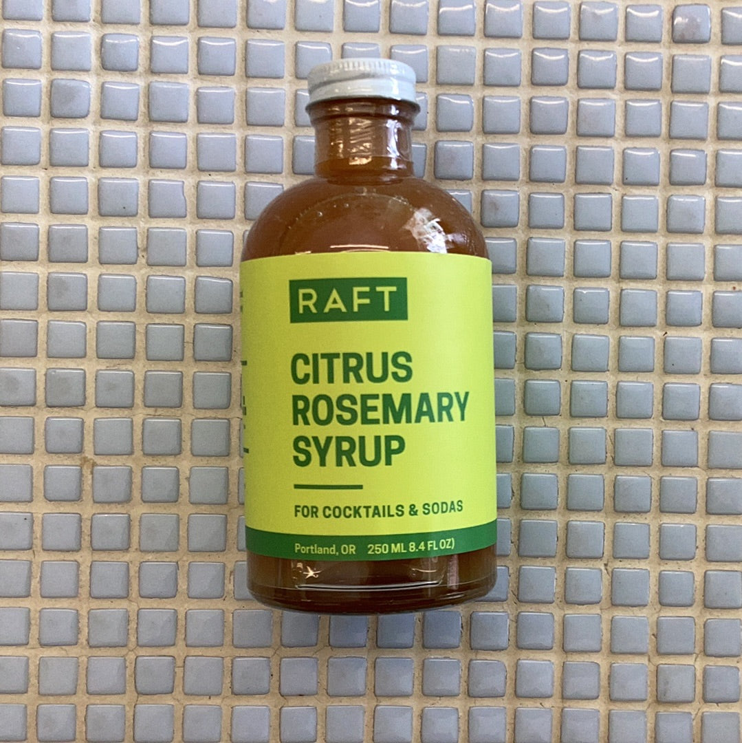 raft citrus rosemary syrup | SIP SNACK