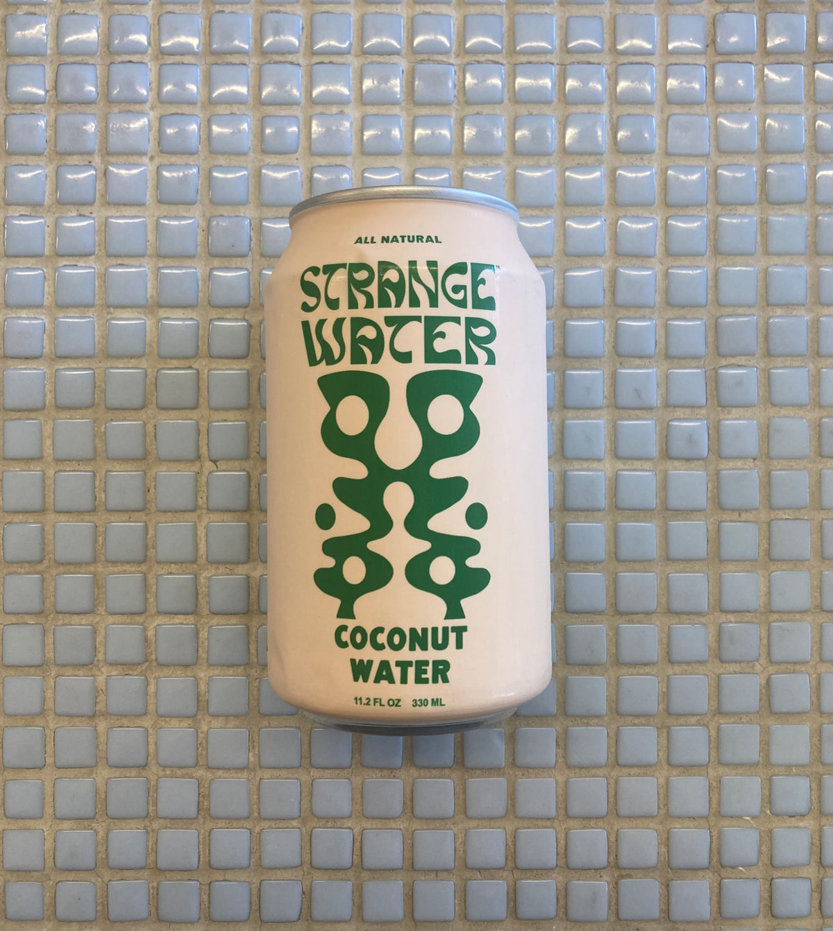 strange water all natural coconut water, 11.2 fl oz cans | SIP SNACK