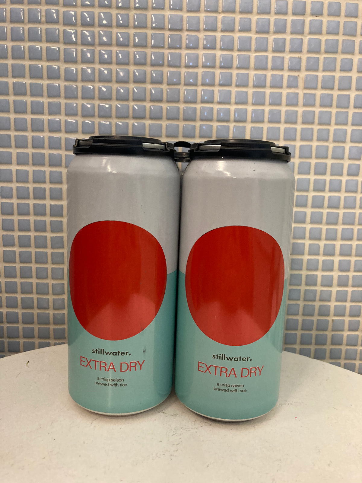 stillwater ‘extra dry’ saison ale w/ rice - 4pk 16oz cans | SIP SNACK