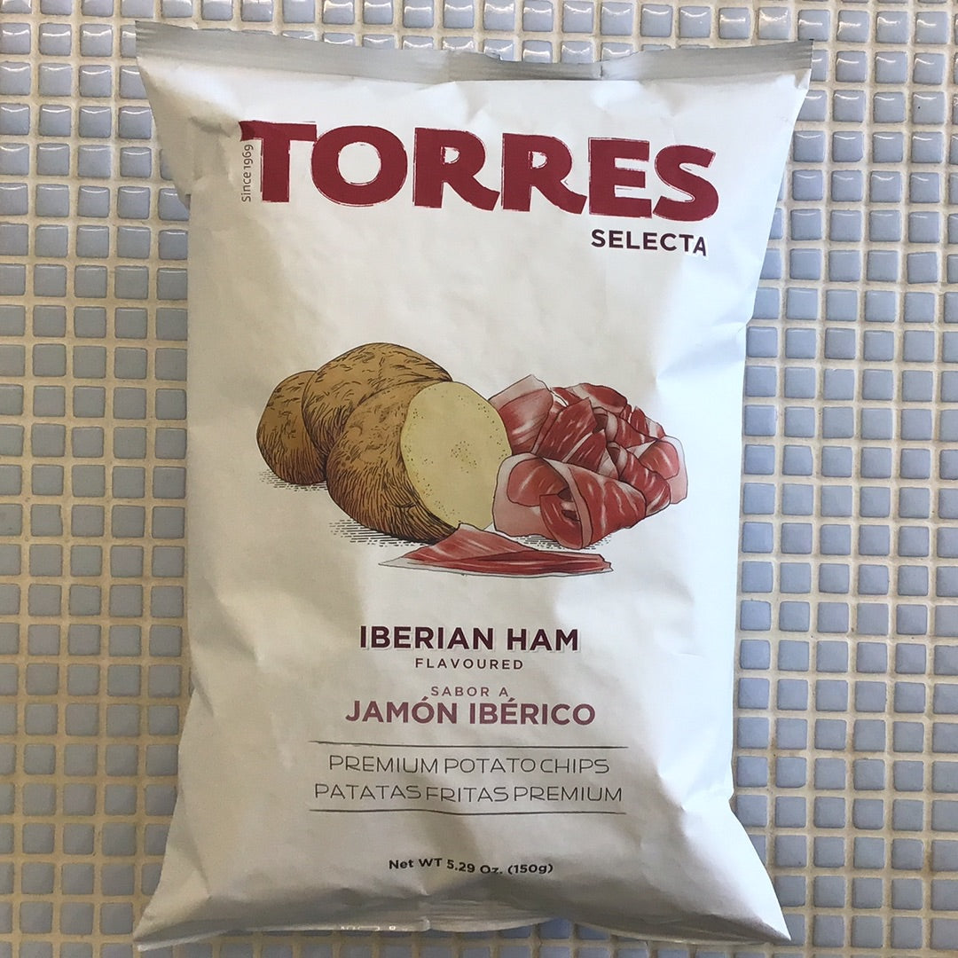 torres iberian ham potato chips | SIP SNACK