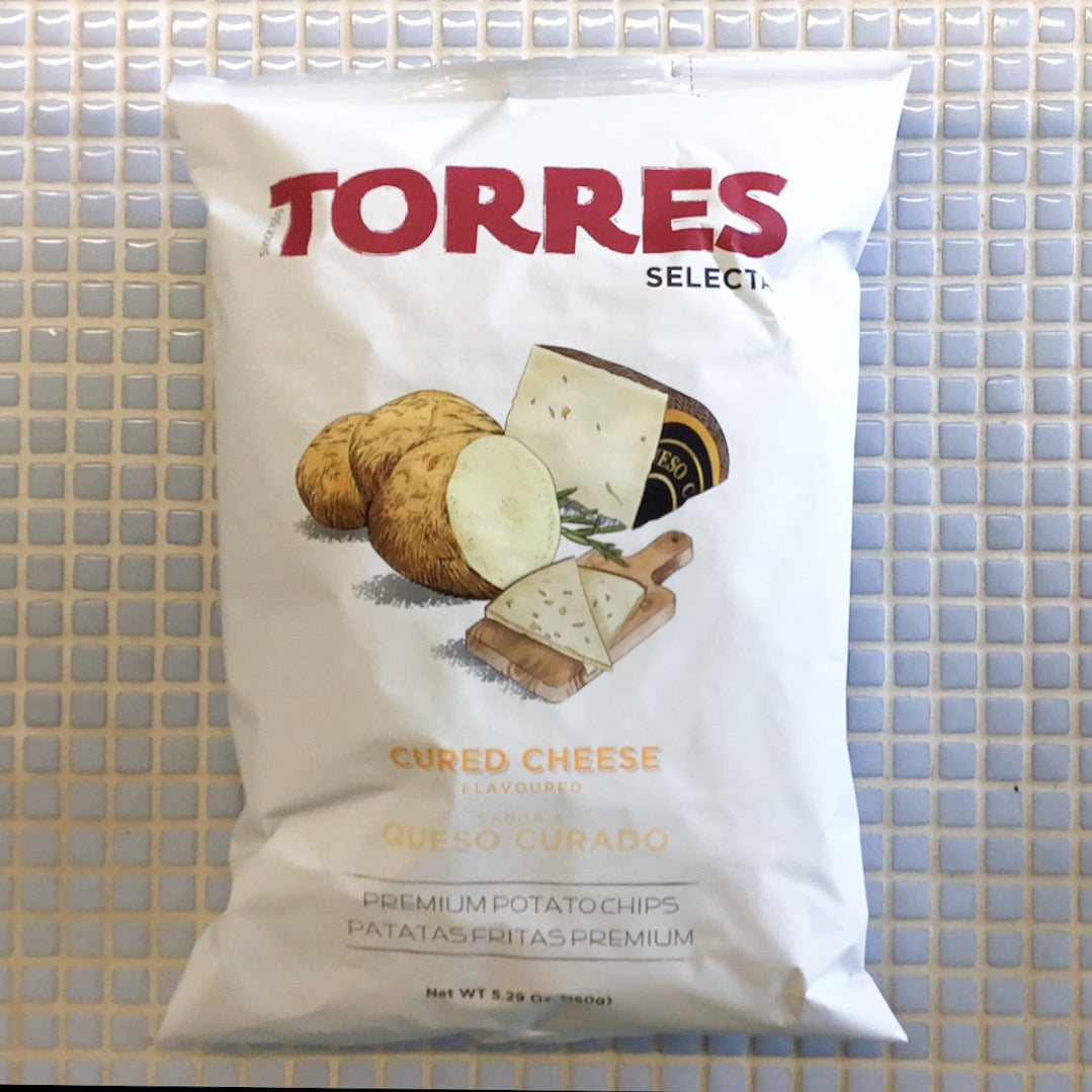 torres cured cheese potato chips | SIP SNACK