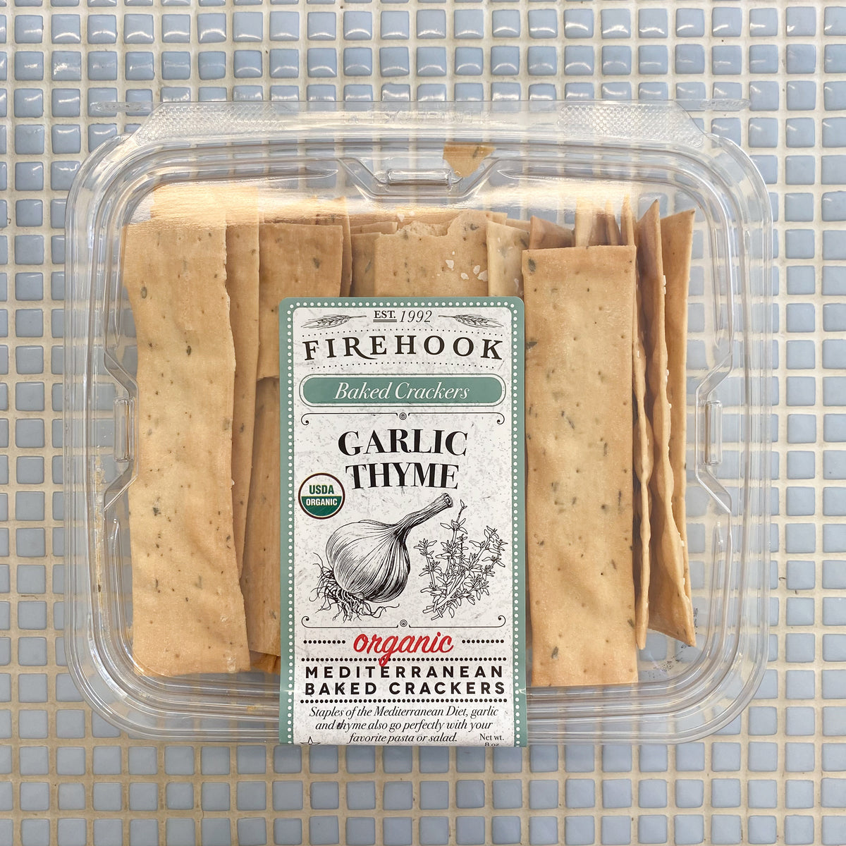 firehook cracker garlic thyme | SIP SNACK
