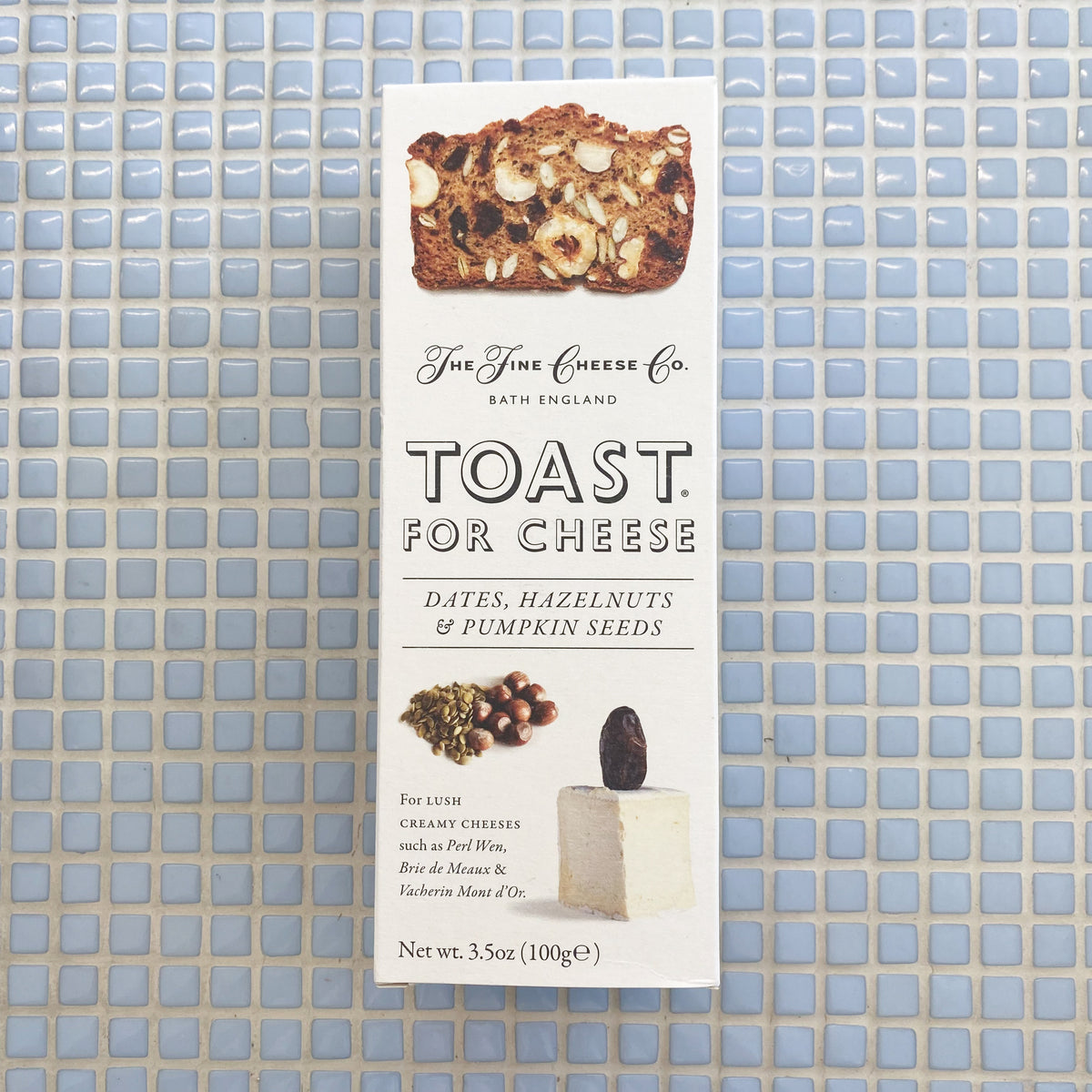 fine cheese company toast for cheese dates and hazelnuts | SIP SNACK