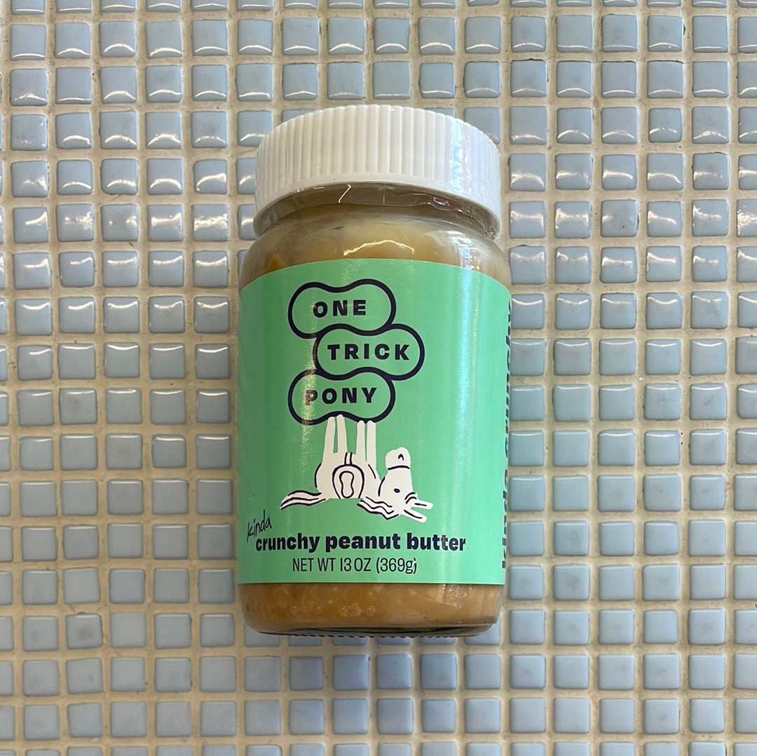 One trick pony crunchy peanut butter | SIP SNACK